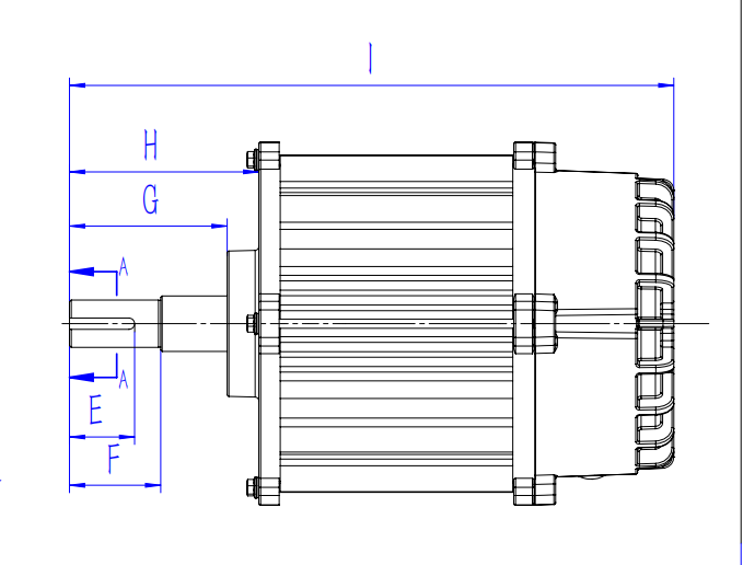 Permanent Magnet Synchronous Three Phase BLDC Motor 380V B14 Flange ...